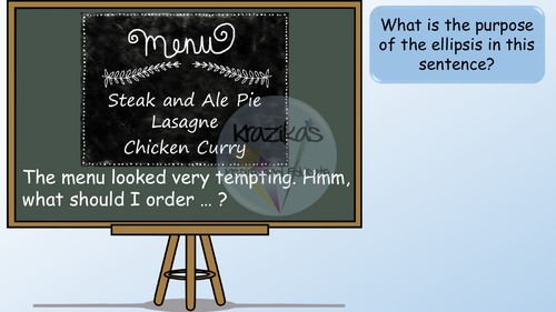 The Ellipsis PowerPoint Lesson | Teaching Resources