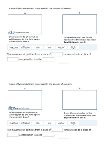 Diffusion KS3 Activate Science | Teaching Resources