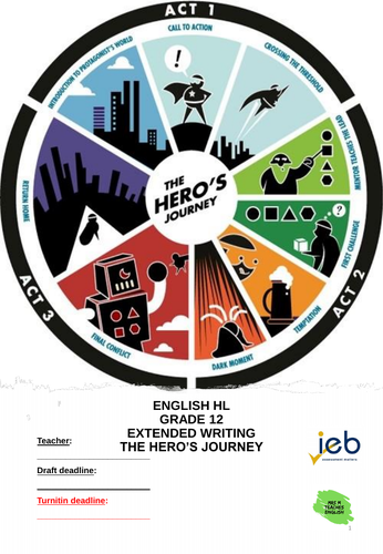 IEB - narrative essay - Hero's Journey | Teaching Resources