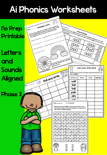 Phase 3 Phonics Activities - ai | Teaching Resources