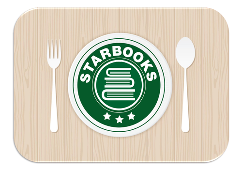 Starbooks Cafe book tasting session- Menu, slide, bunting and placemat ...