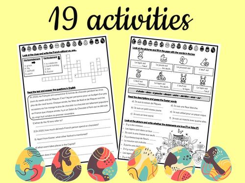 KS3 French- Easter Booklet | Teaching Resources
