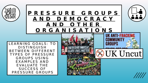 UK Politics Bundle Edexcel Democracy | Teaching Resources