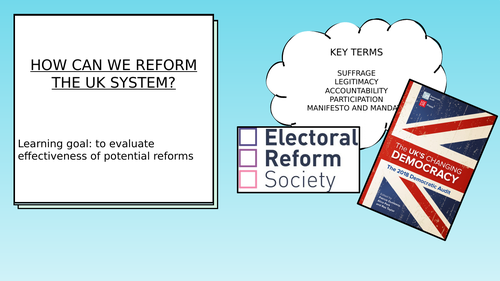 UK Politics Bundle Edexcel Democracy | Teaching Resources