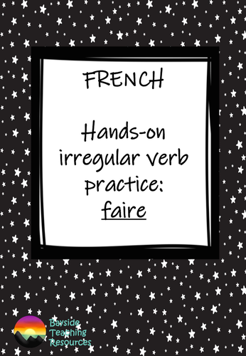 French irregular verb practice - faire | Teaching Resources