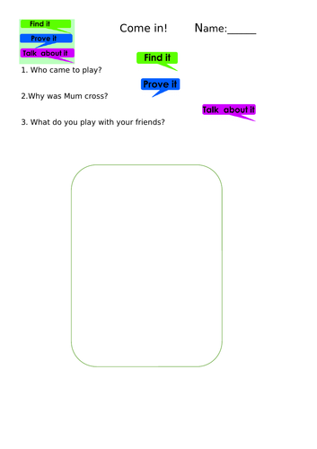 Oxford Reading Tree Accompanying Activity Sheets | Teaching Resources