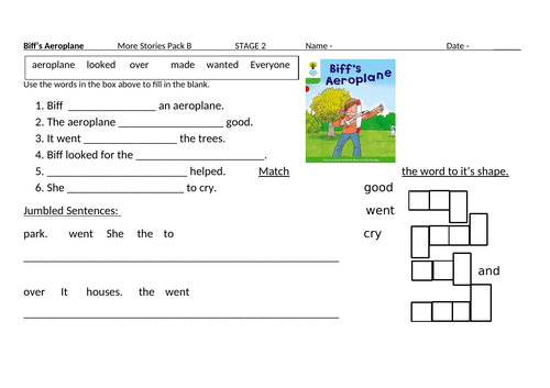 ORT LEVEL 2 Worksheets to support reading books | Teaching Resources