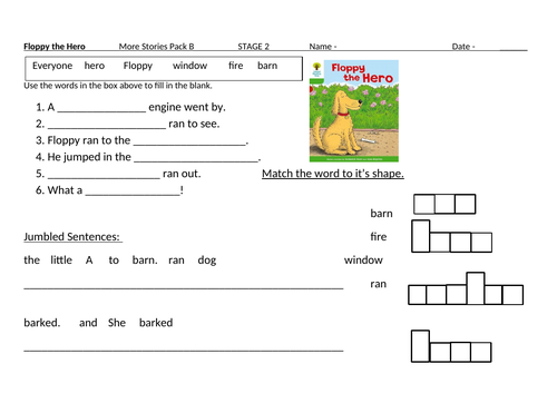 ORT LEVEL 2 Worksheets to support reading books | Teaching Resources