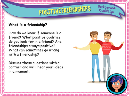 Positive Friendships PSHE Lesson | Teaching Resources