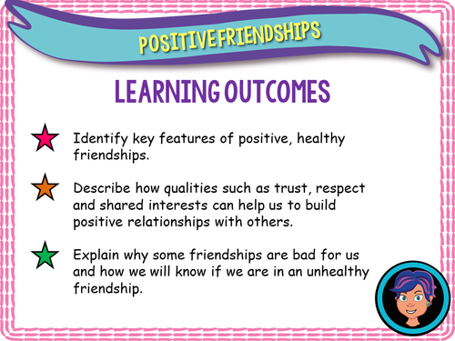 Positive Friendships PSHE Lesson | Teaching Resources