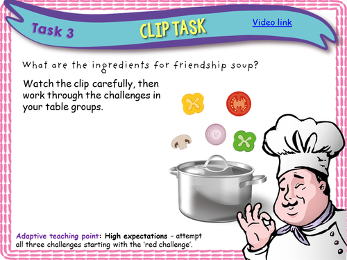Positive Friendships PSHE Lesson | Teaching Resources