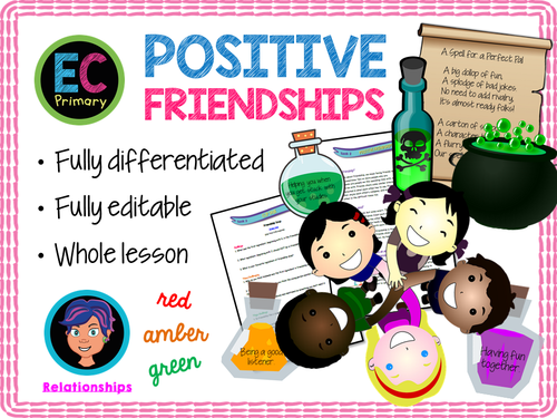 Positive Friendships PSHE Lesson | Teaching Resources