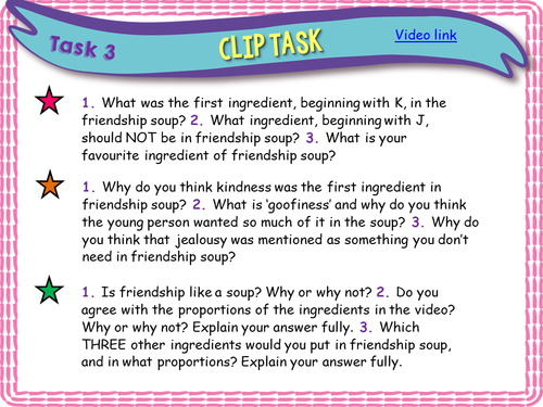 Positive Friendships PSHE Lesson | Teaching Resources