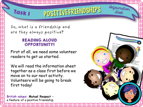 Positive Friendships PSHE Lesson | Teaching Resources