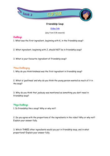 Positive Friendships PSHE Lesson | Teaching Resources