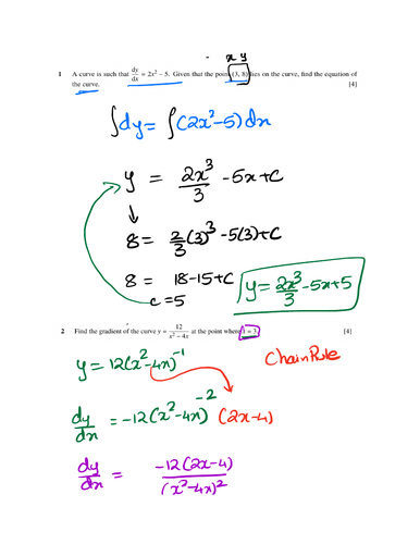 Guided Solution 9709 Pure Mathematics 1 May June 2005 Paper 1 ...