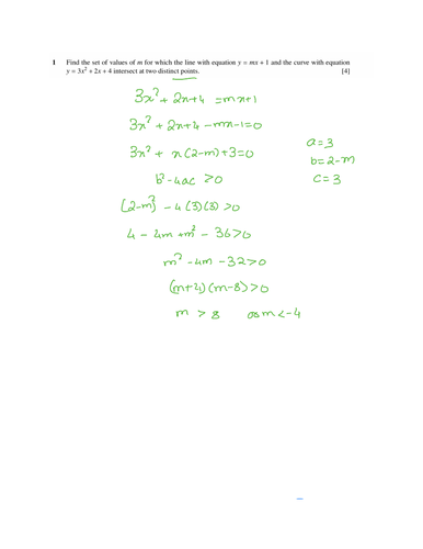 Guided Solution 9709 Pure Mathematics 1 May June 2020 paper 13 ...