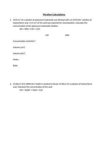 AQA GCSE Chemistry (9-1) - C4.8 Titration calculations FULL LESSON ...