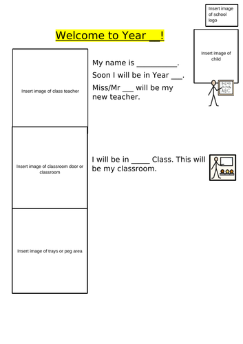 Social Story - Transitioning into a new year group | Teaching Resources