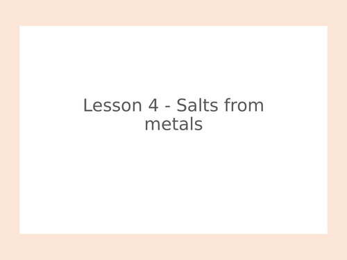 AQA GCSE Chemistry (9-1) - C5 Chemical Changes ALL LESSONS | Teaching ...