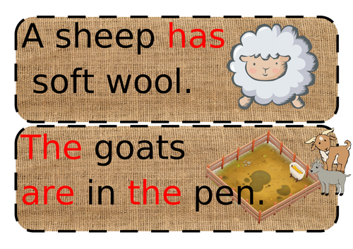 Sentences for phase 2/3 - EYFS | Teaching Resources