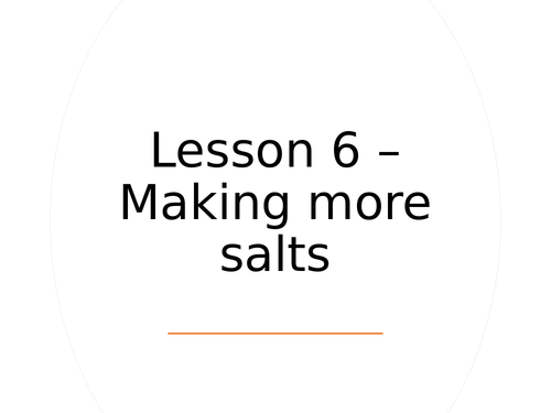 AQA GCSE Chemistry (9-1) - C5.6 Making more salts FULL LESSON ...