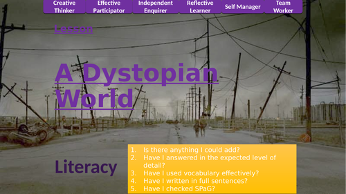 Dystopian Fiction | Teaching Resources