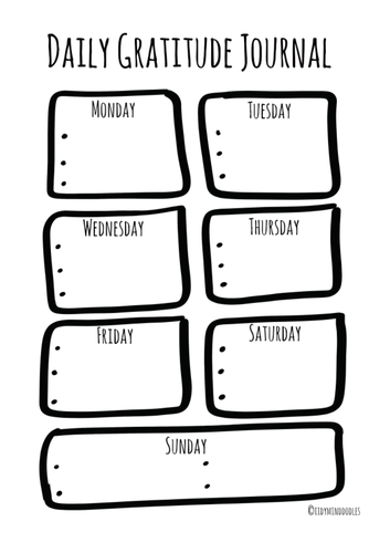 Gratitude Journal Bundle Printable worksheets, Positivity journal ...