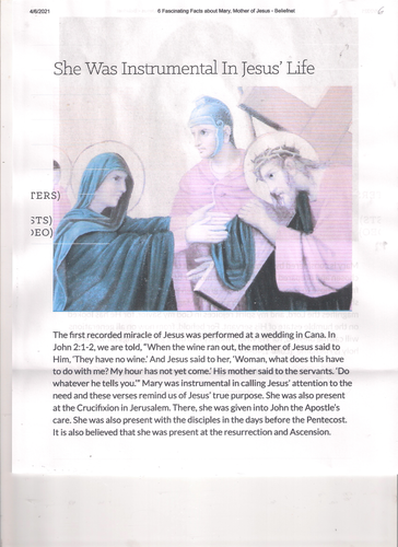 Mary, mother of Jesus | Teaching Resources