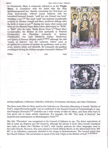 Mary, mother of Jesus | Teaching Resources