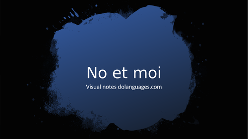 No et moi-comprehensive resources | Teaching Resources