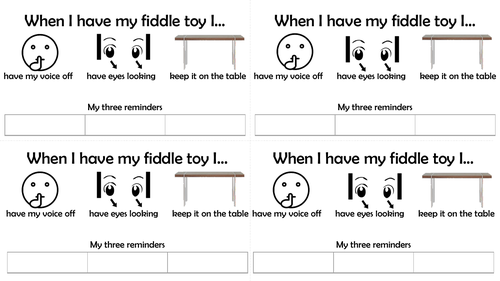 Fiddle Toy Rules | Teaching Resources