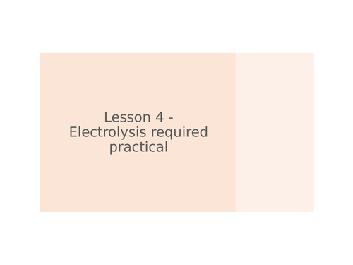 AQA GCSE Chemistry (9-1) - C6.4 Electrolysis of aqueous solutions + Required Practical FULL ...