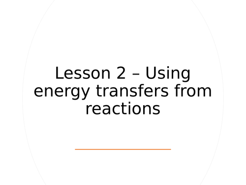 AQA GCSE Chemistry (9-1) - C7 Energy changes ALL LESSONS | Teaching ...