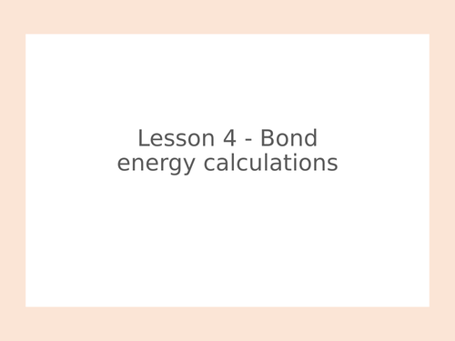 AQA GCSE Chemistry (9-1) - C7 Energy changes ALL LESSONS | Teaching ...