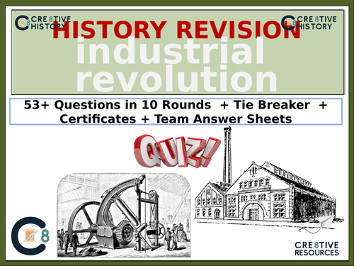 Industrial Revolution Revision Quiz | Teaching Resources