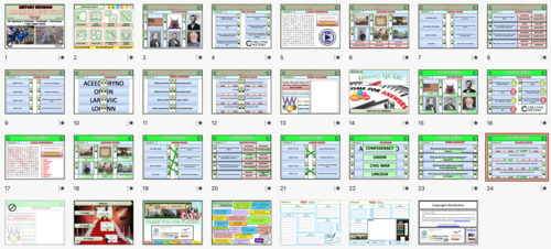 The American Civil War History Quiz | Teaching Resources