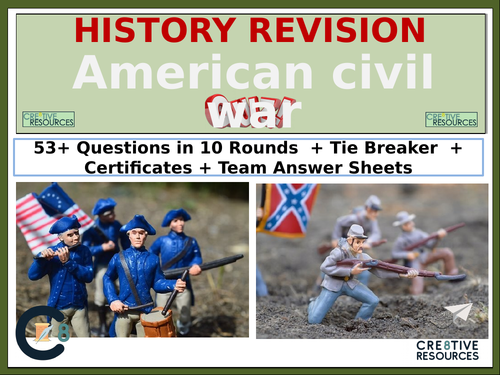 The American Civil War History Quiz | Teaching Resources