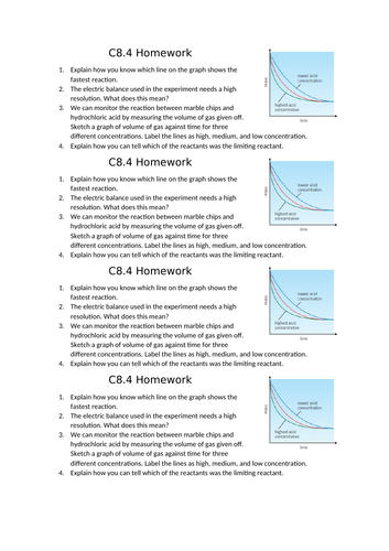AQA GCSE Chemistry (9-1) - C8.4 The effect of concentration or pressure ...