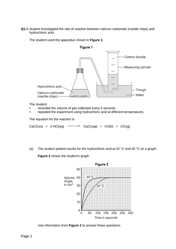 AQA GCSE Chemistry (9-1) - C8.4 The effect of concentration or pressure ...