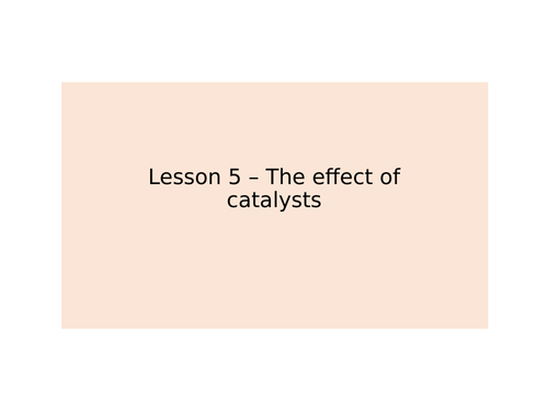 AQA GCSE Chemistry (9-1) - C8 Rates and equilibrium ALL LESSONS ...