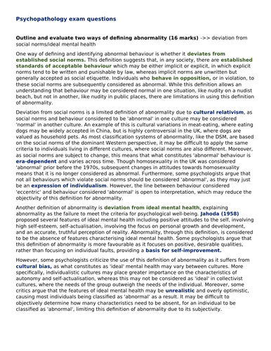 AQA A-Level Psychology Paper 1 - A* Example Essays | Teaching Resources