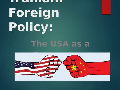 AQA 2Q Truman & Foreign Policy: The USA as a Superpower (Series of 6 ...