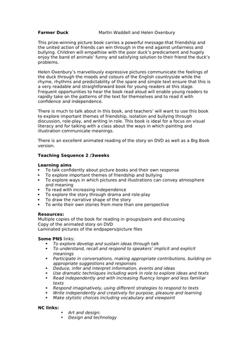 Farmer Duck Teaching resource Set | Teaching Resources