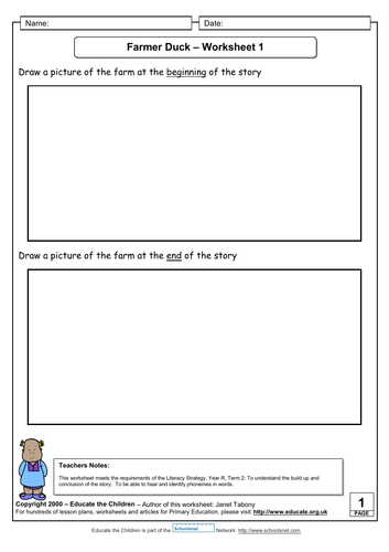 Farmer Duck Teaching resource Set | Teaching Resources