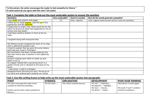Eduqas Paper 1 Question 5 | Teaching Resources