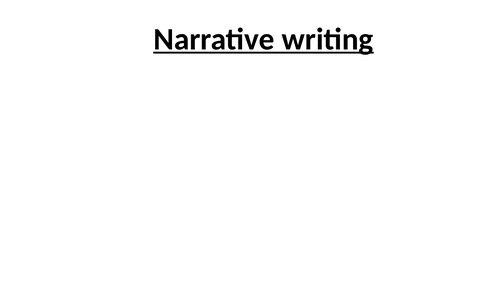 Descriptive/Narrative Writing | Teaching Resources