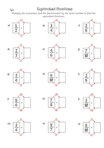 Equivalent Fractions - Y5 Fractions Lesson 1 - Year 5 | Teaching Resources