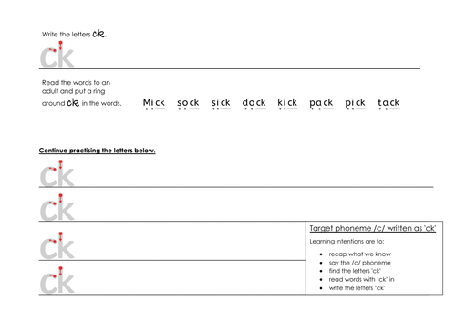 Phase 2 - Phonics Activity Sheets | Teaching Resources