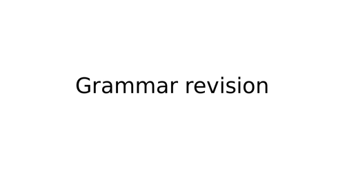 101 Grammar Lessons | Teaching Resources